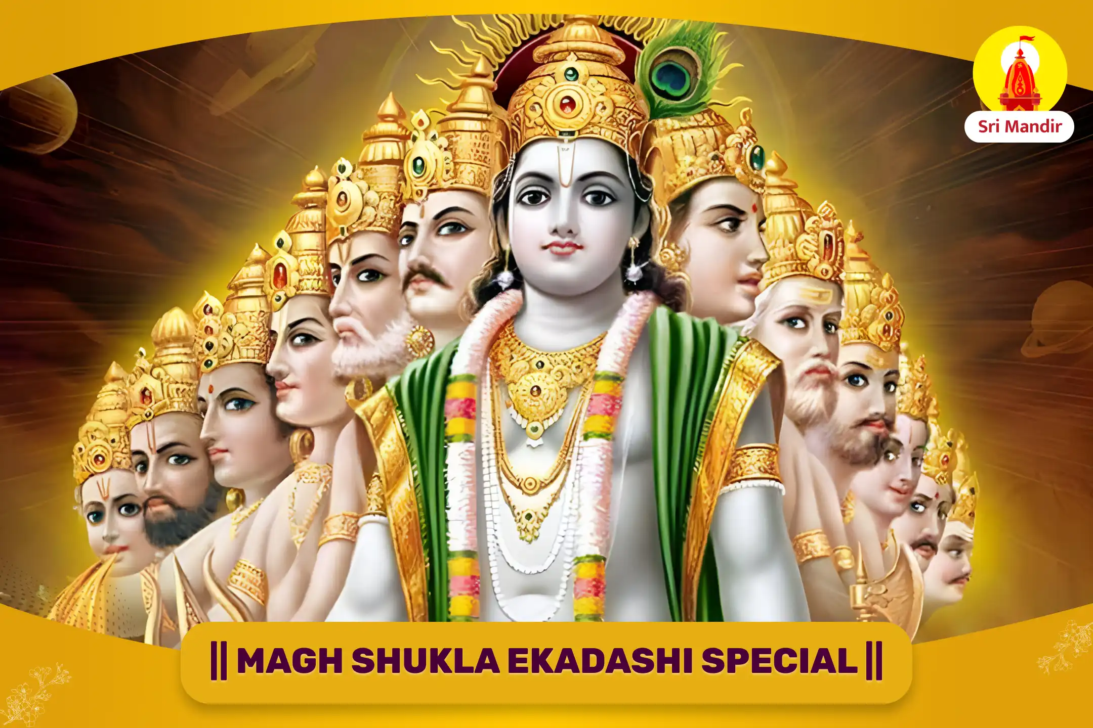 Ekadashi Special Maha Vishnu Kavach Yagya, Vishnu Sahasranama, Shri ...