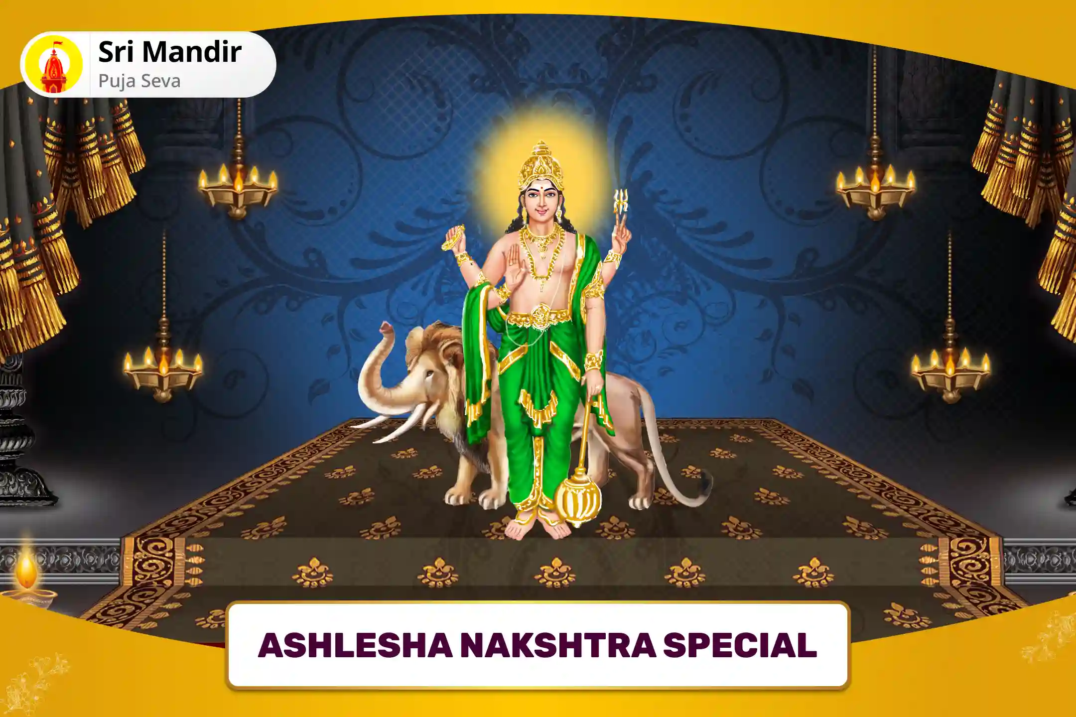 Ashlesha Nakshtra Special Budh Grah Shanti Puja: 17,000 Budh Mool ...