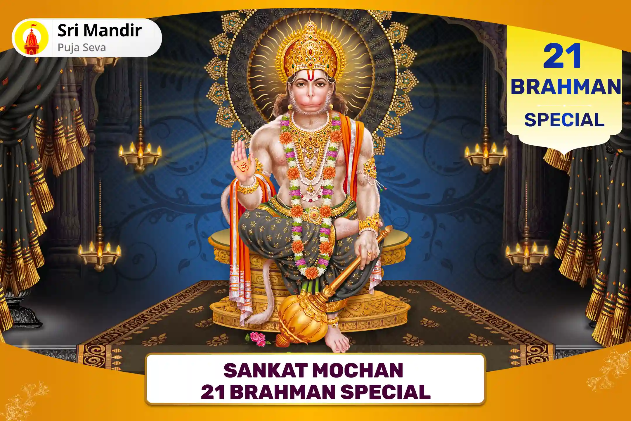 Sankat Mochan 21 Brahman Special 1008 Hanuman Chalisa Path and Sankat ...