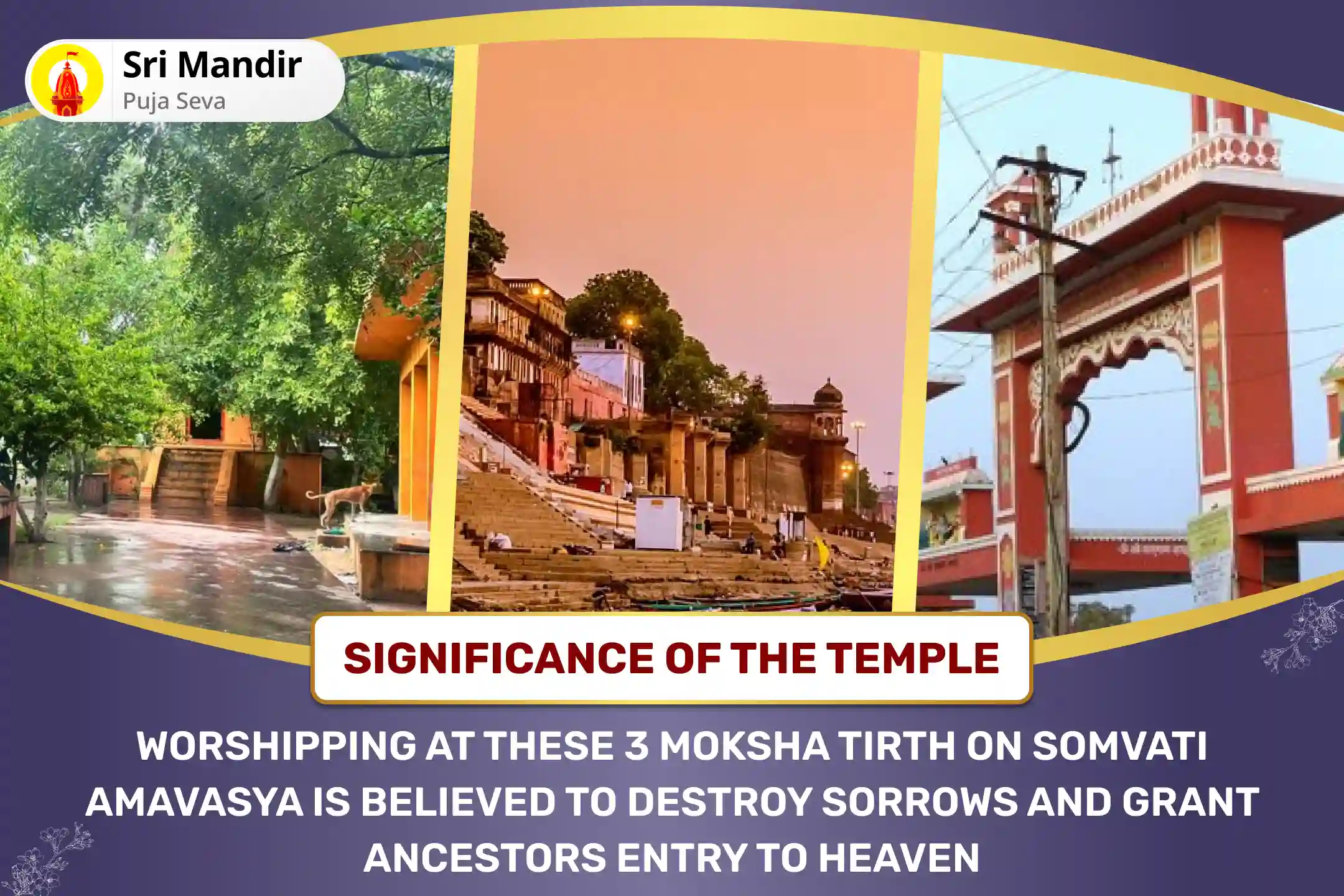 Somvati Amavasya 3 Moksha Tirth Combo Special Gaya Pitru Dosha Nivaran ...