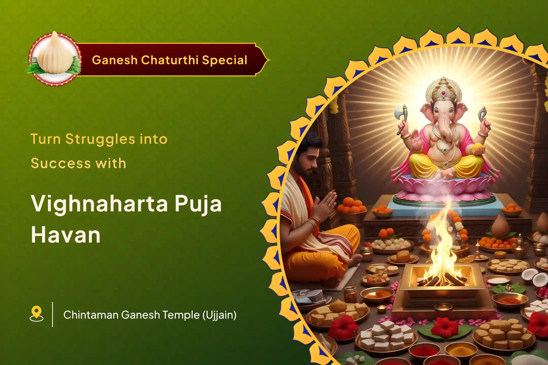 Wednesday Ganesh 'Obstacles Removal' Special Ganesh Ji Vighnaharta Puja ...