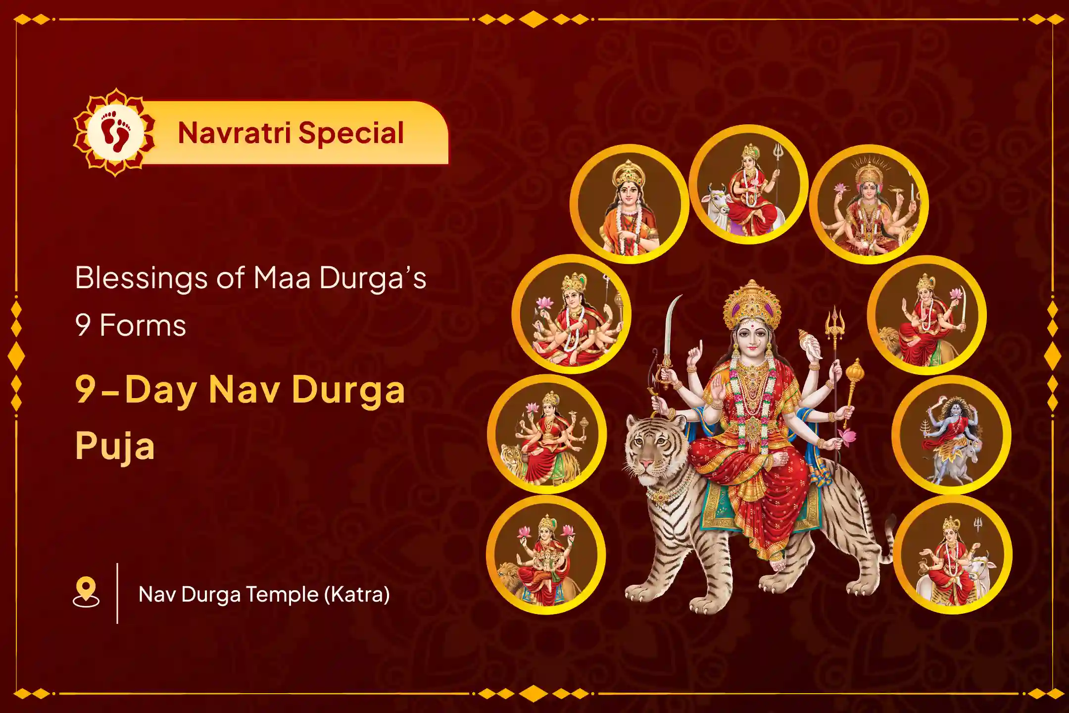 9 Day Special Durga Puja 9-Day Nav Durga Puja get Durga's Blessings for ...