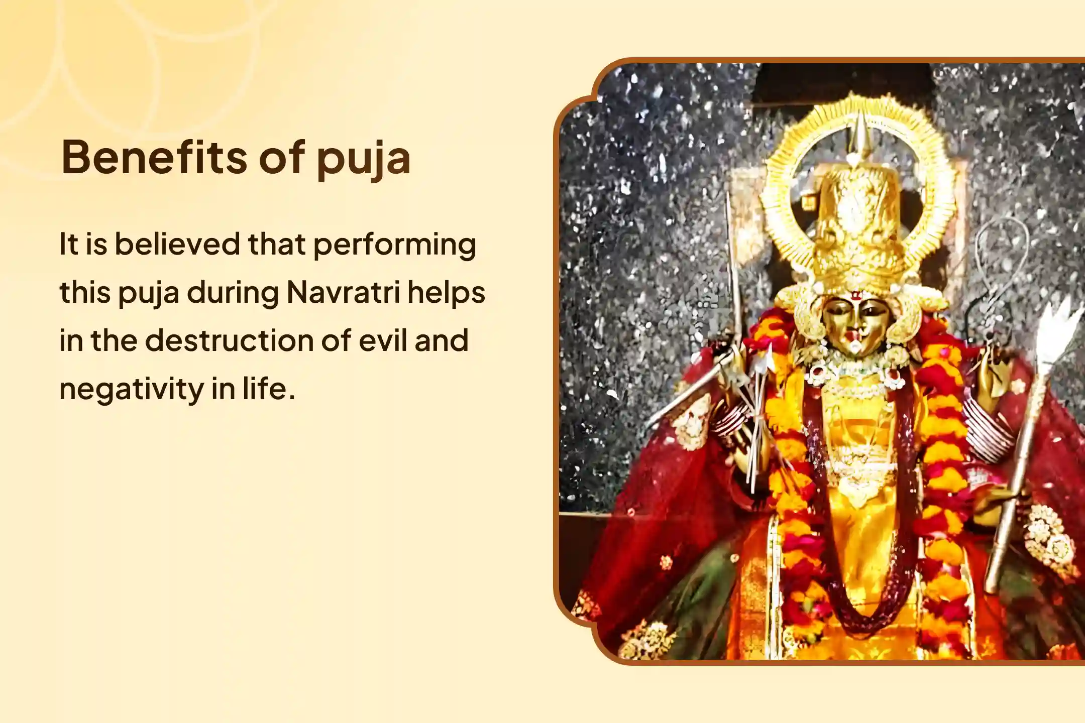 Shardiya Navratri Shashti Shaktipeeth Special Maa Katyayani Mahishasur ...