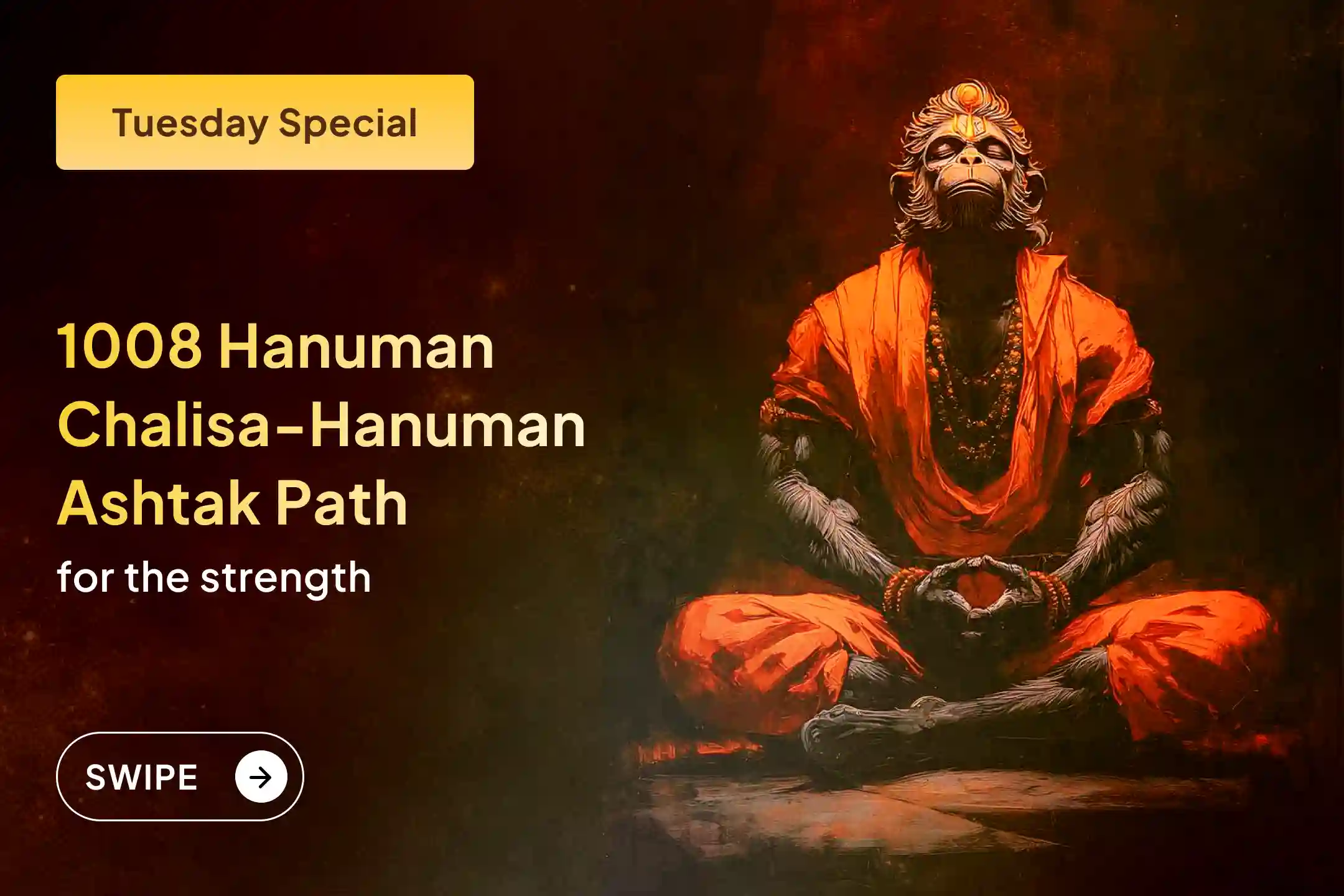🚩 Feel the power of Sankat Mochan Hanuman Ashtak Path and 1008 Hanuman ...