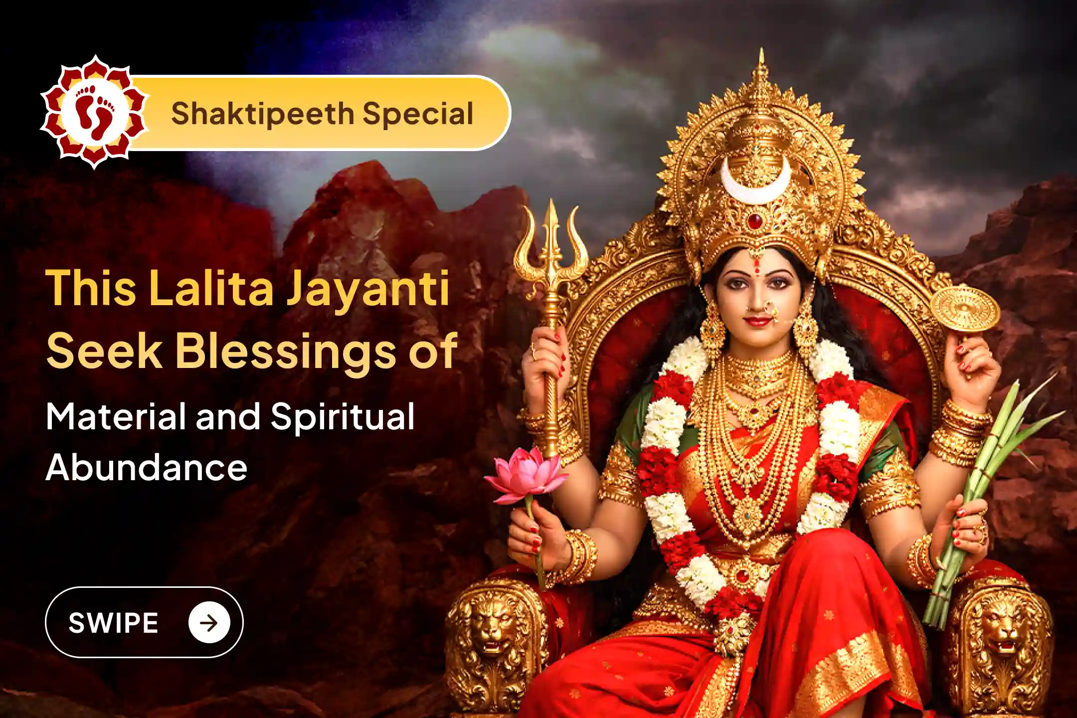 🙏 Invoke Maa Lalita’s grace this Lalita Jayanti! Align with Sri Yantra ...